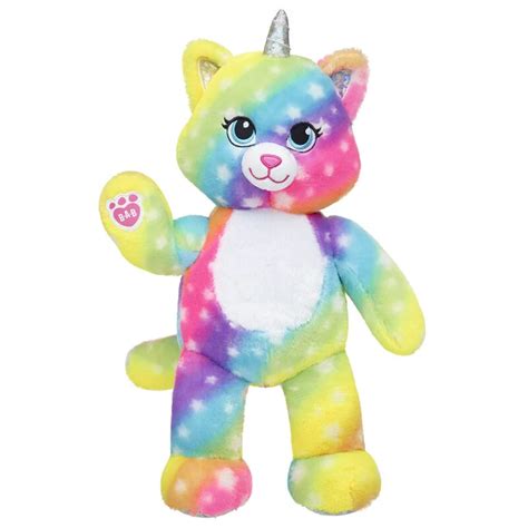 Rainbow Unicorn Kitty Rainbow Kittycorn From Build A Bear®