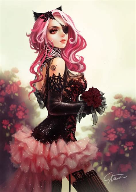 Vampire Pink Hair Anime
