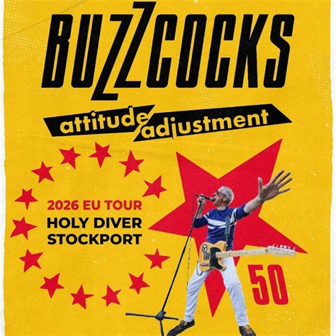 Tickets The Buzzcocks Attitude Adjustment Holy Diver Stockport Fri
