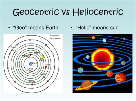 Ppt Exploring Geocentric And Heliocentric Theories In Astronomy