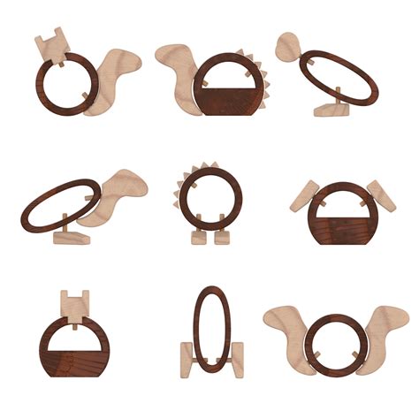 Wooden Toy Assembly Doll On Behance