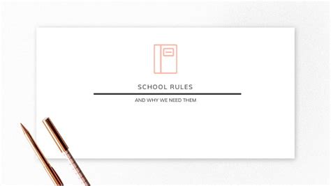 School Rules Genially School Rules Genially