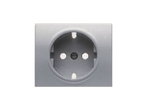 Mega Security Socket Outlet Cover Prussian Aluminum Bjc