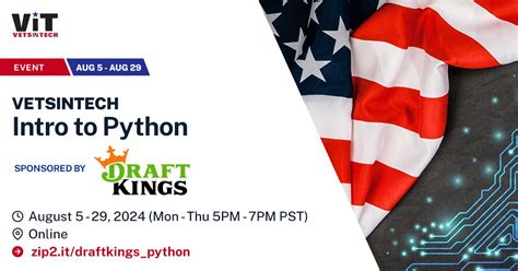 Vetsintech Vets Militaryspouses Phython Draftkings Vetsintech