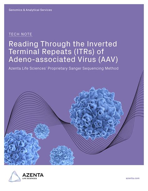 Aav Itr Sanger Sequencing Tech Note Genewiz From Azenta