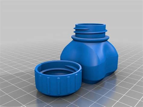 🍾 Bottle And Screw Cap 6・free Stl File For ・cults