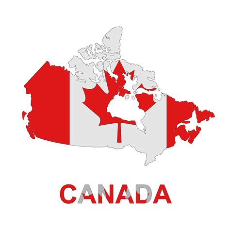 Map Of Canada Vector Illustration Graphics ~ Creative Market