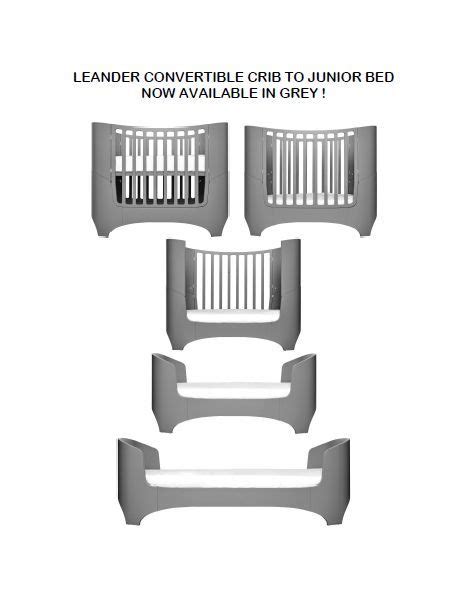 Leander Oval Crib In Grey Color