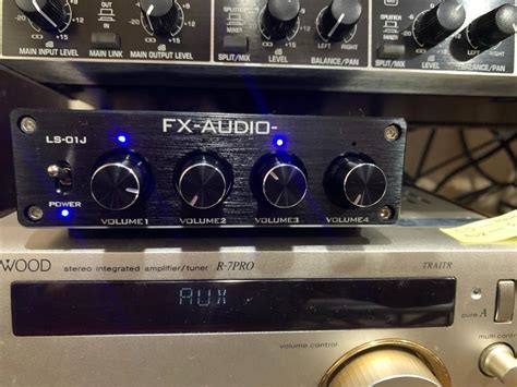 Fx Audio Fx Audio Ls 01j [ブラック] 4chラインスプリッター ＆ プリアンプ Rca出力を4分配 Nfj