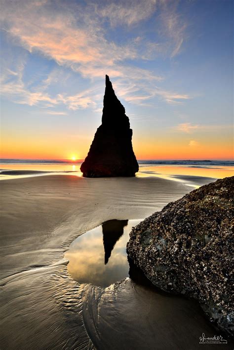Wizard Hat Rock Bandon Oregon Coast Oregon Photography