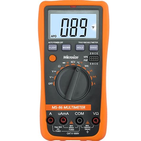 Ms 86 Digital Auto Range Multimeter From China Manufacturer Mikrosize