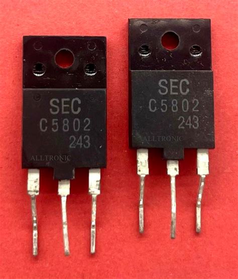 Crt Color Tv Horizontal Output Deflection Transistor Ksc5802 C5802 T