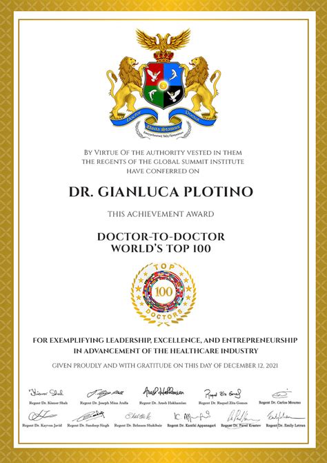 Dr Gianluca Plotino Worlds Top 100 Doctors