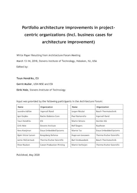 pdf portfolio architecture improvements in project … portfolio