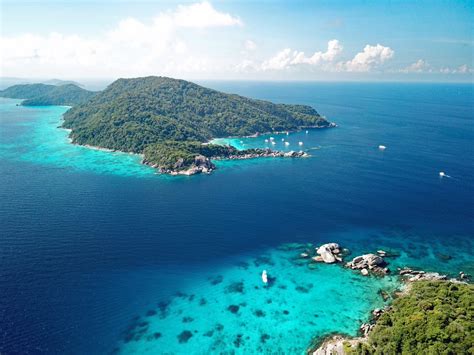 Similan Islands National Park Thailand Travel Map