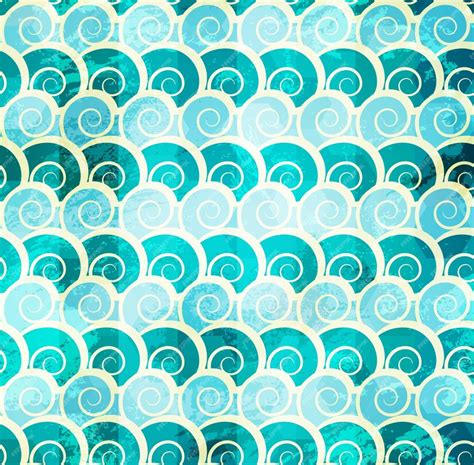 Premium Vector | Abstract spiral seamless pattern