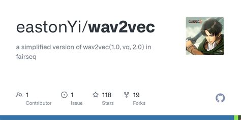 github eastonyi wav2vec a simplified version of wav2vec 1 0 vq 2 0
