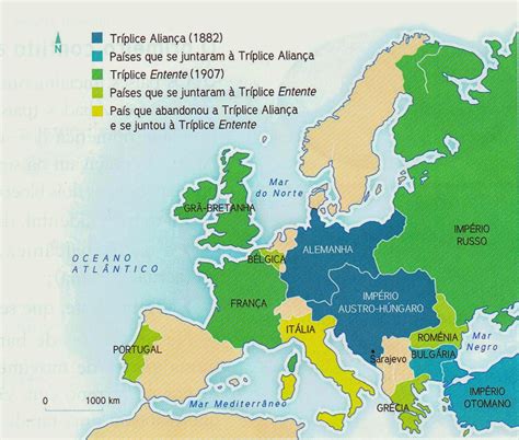 Mapa De Europa Primera Guerra Mundial