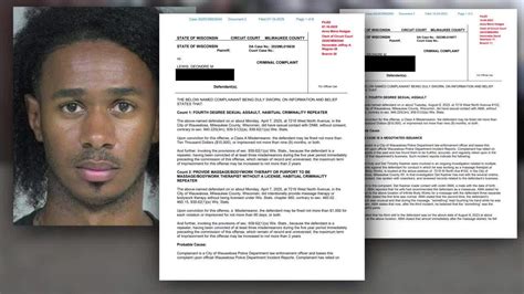 Milwaukee County Massage Therapist Charged In Alleged Sex Assaults