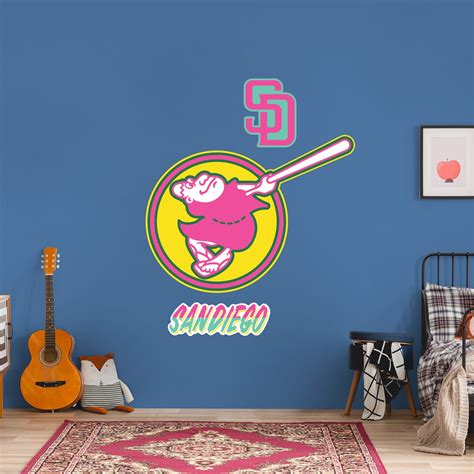 San Diego Padres Realbig Friar City Connect Logo Collection Offici