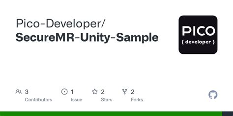 Github Pico Developersecuremr Unity Sample