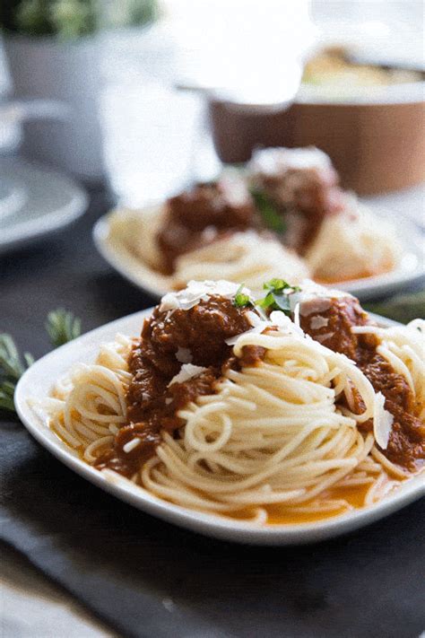 Homemade Spaghetti And Meatballs Tried And Tasty