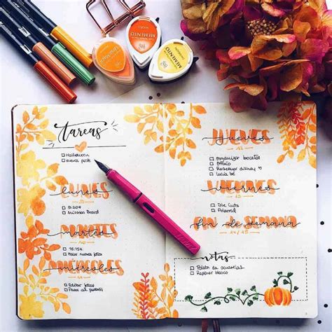 15 Stunning Fall Bullet Journal Theme Ideas Masha Plans