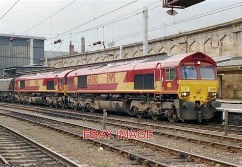 Photo Class 60 66050 And 66094 At Carlisle On 301099 £165 Picclick Uk