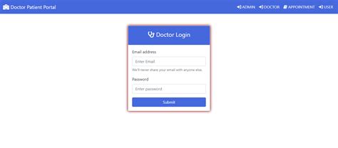 GitHub Mdtalalwasim Doctor Patient Portal AdvanceJavaWebProject Doctor Patient Portal Is An