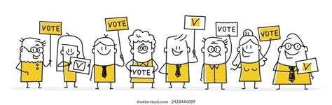 11 059 People Voting Cartoon Stock Vectors And Vector Art Shutterstock