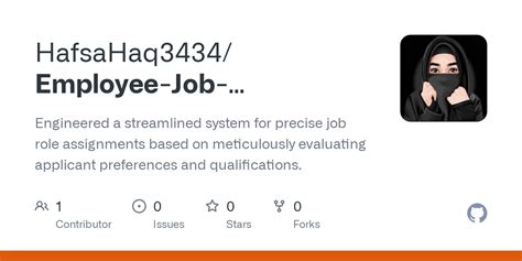 Github Hafsahaq3434employee Job Assignment System Engineered A Streamlined System For