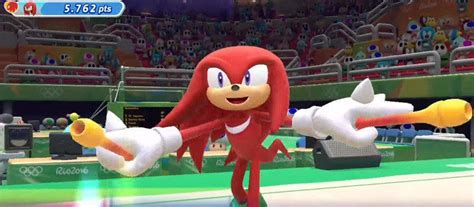 Knuckles Actually Looks Adorable In The Mario And Sonic Olympic Games