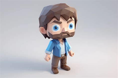 Low Poly 3d Character Free Download Ai Scribbles