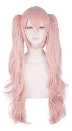 Peluca Cosplay Anime Para Danganronpa Para Enoshima Junko Cuotas Sin