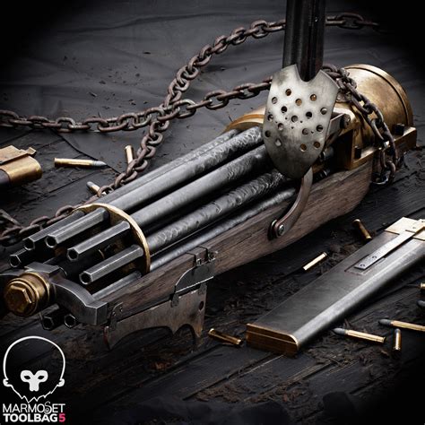 Artstation Hunt Showdown Gatling Gun Fan Art