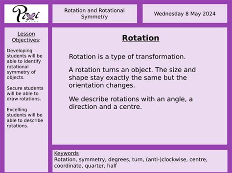 Comprehensive Revision For Gcse Transformations Teaching Resources