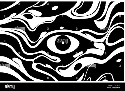 Vector Wavy Drawing Metalhighlight