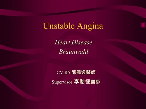 Heart Disease Braunwald Ppt Download