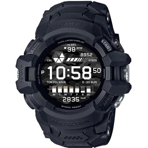 Casio G Shock G Squad Pro Gps Smartwatch Black Watches From Francis And Gaye Jewellers Uk