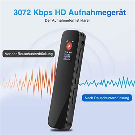 64gb Smart Digitales Diktiergerät Im Diktiergerät Vergleich 2026