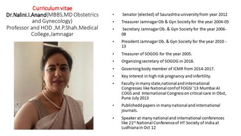Dr Nalini Anand Cv Pdf