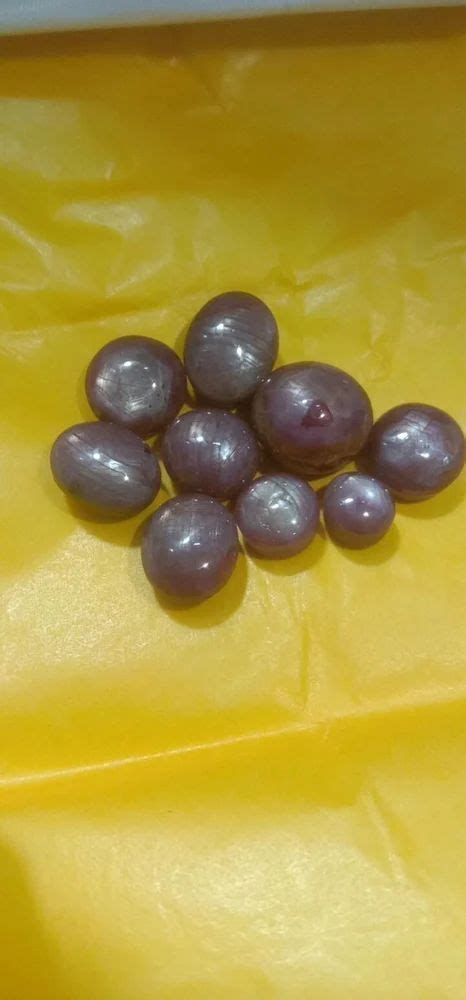 Red Oval Star Ruby Gemstone At ₹ 200carat In Jaipur Id 2854488606155