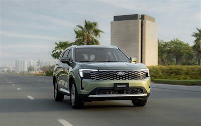 Nedladdning Ford Territory Titanium Hybrid 4k Stadsjeepar 2026 Bilar Väg Ford Territory