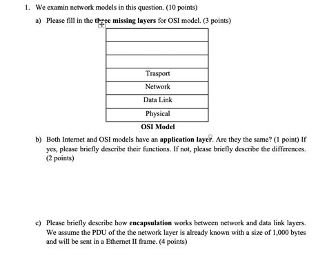 Solved We Examin Network Models In This Question Chegg