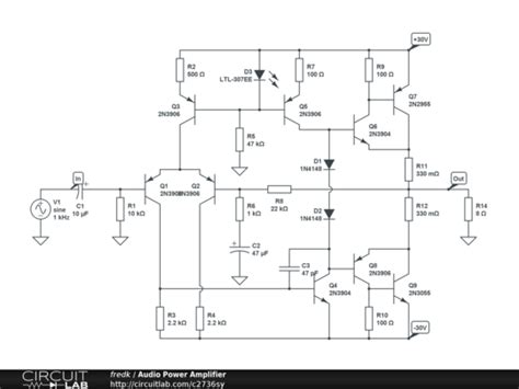 How To Make Power Amplifier Circuit Diagram Wiring Draw And Schematic
