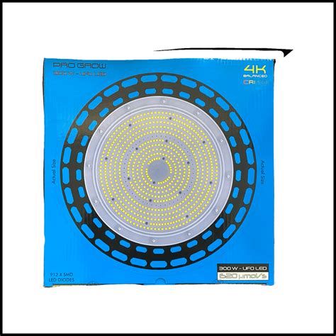 Pro Grow 300 Watt Ufo Led Light J And E Hydroponics Brisbane