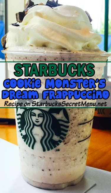 Starbucks Cookie Monsters Dream Frappuccino Starbucks Secret Menu