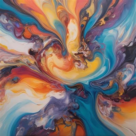 Premium Photo Colorful 3d Liquid Shapes Abstract Fluid Gradient Elements