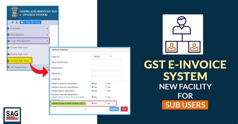 Gst E Invoice System Integrates New Option For Sub Users View Cancel Generate Ewb
