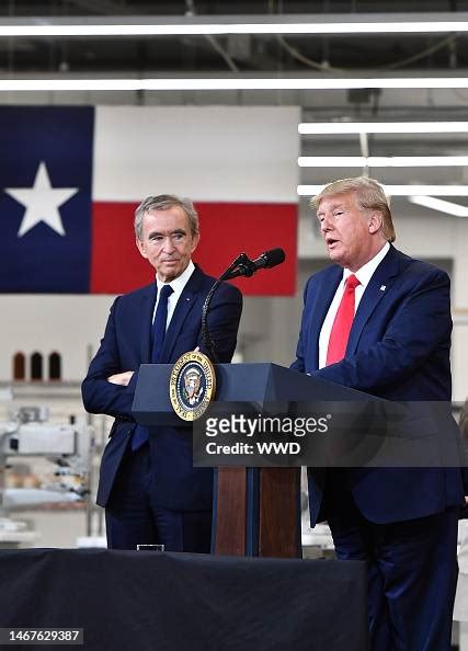Bernard Arnault And President Donald Trump News Photo Getty Images
